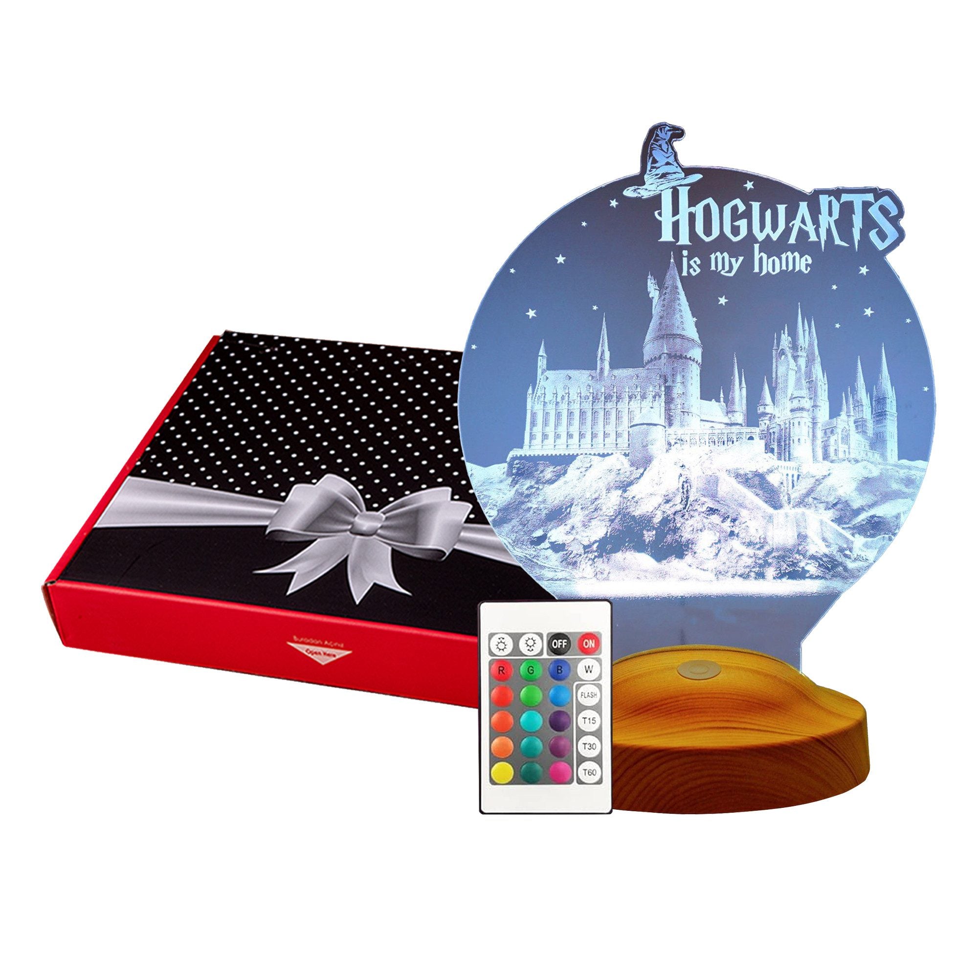 Hogwarts personalized gifts Engraved lamp